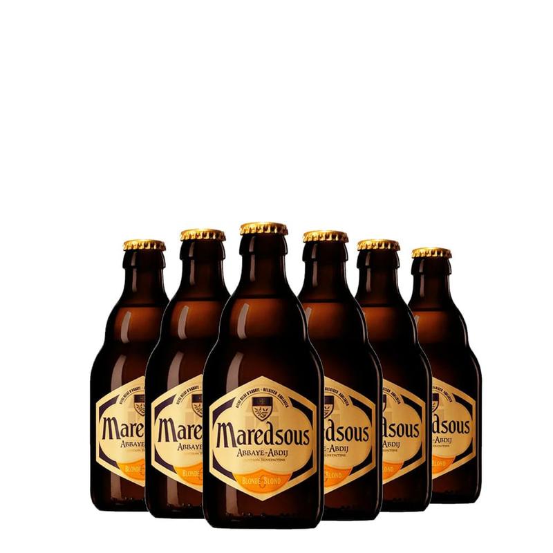 Kit Cerveja Maredsous 6 Blond Gf 330ml 06 Unidades - Cerveja - Magazine ...