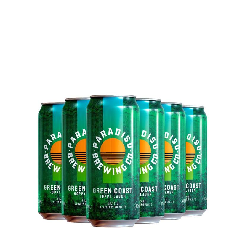 Kit Cerveja Paradiso Hoppy Lager Lt 473ml 06 Unidades - Cerveja ...