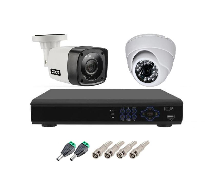 Kit Cftv 2 Camera Segurança Hd 720p Dvr Full hd 4ch - Luatek - Câmera ...