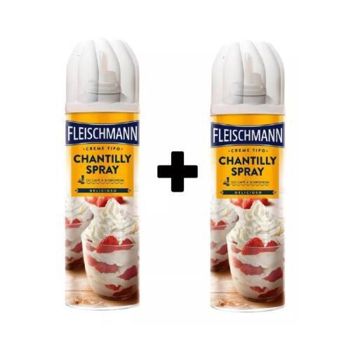 Kit chantilly spray 250g com 2 unidades -fleischmann - Chantilly ...