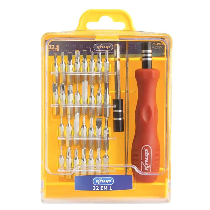 Kit Chave de Precisão 32 em 1 para Manutenção Aço Inoxidável - Knup ...