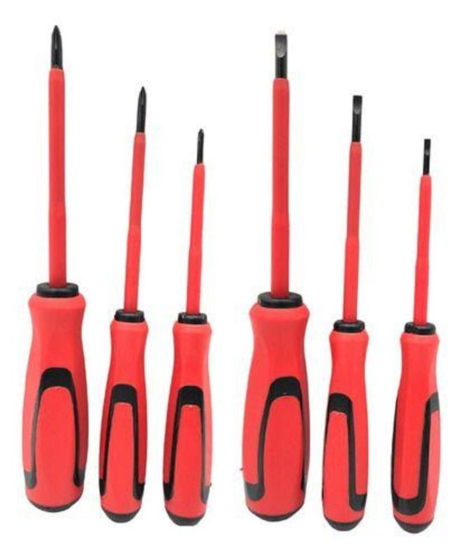 Kit Chaves De Fenda Philips Isolada Eletricista 6 Peças Imã - MB - Jogo ...