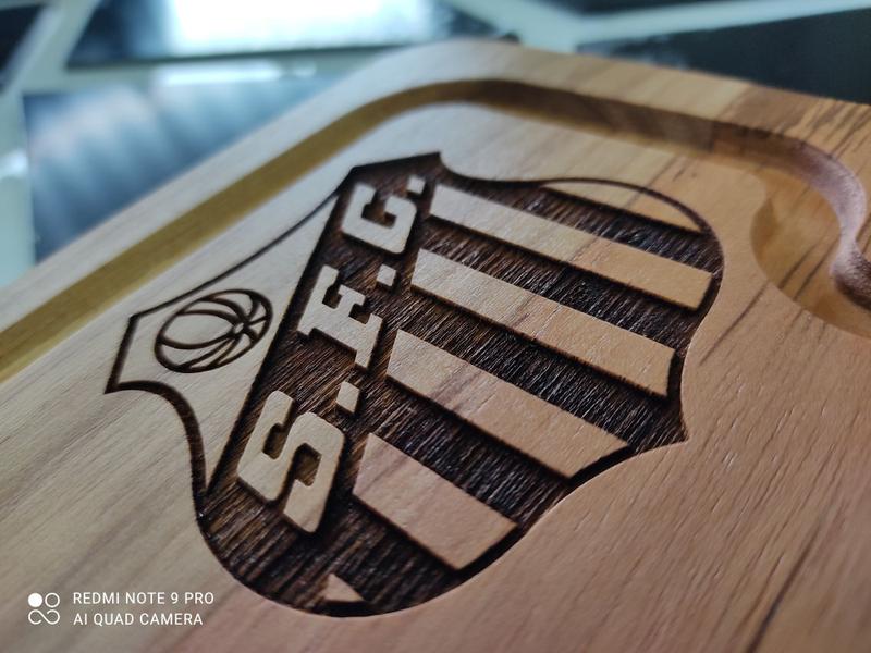 kit churrasco personalizado a laser + faca + garfo - Maxxlaser - Kit ...