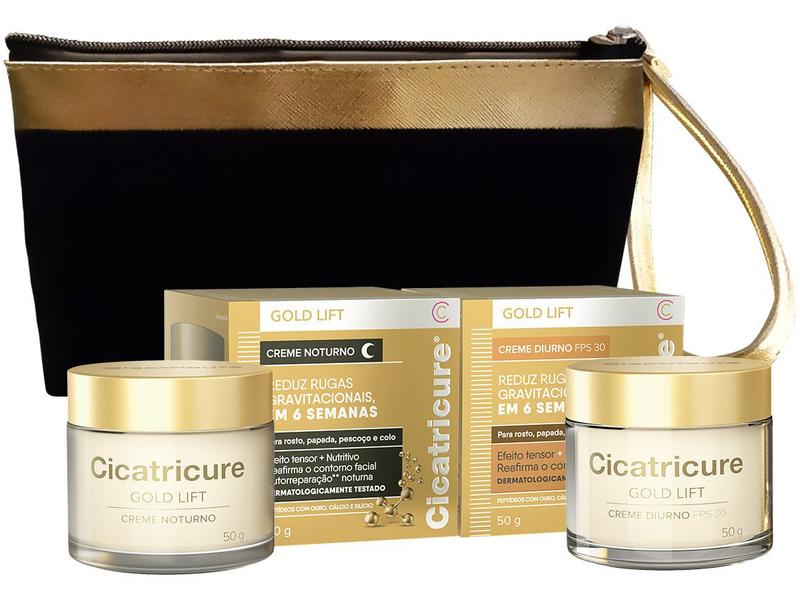 Kit Cicatricure Facial Gold Lift - Kit de Tratamento para o Rosto ...
