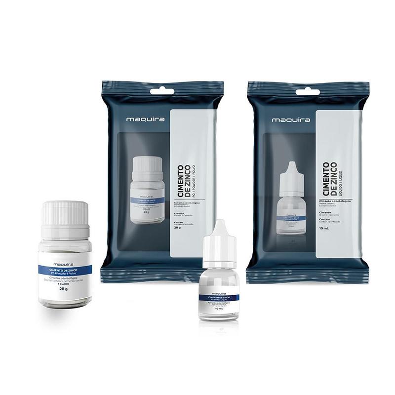 Kit Cimento Fosfato De Zinco Pó + Liquido Maquira - Cimento ...
