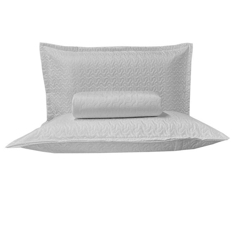 Kit Cobreleito Casal Hypercal Dupla Face com Porta Travesseiros ...