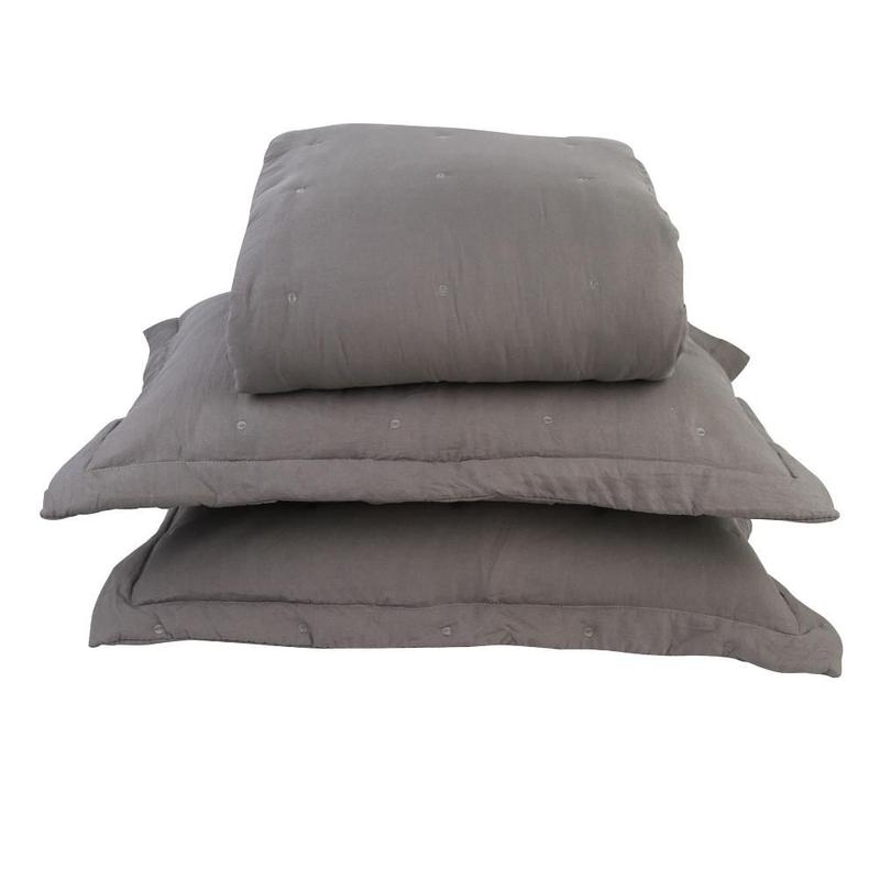 Kit Colcha Cinza Queen - ACASA - Enxoval de Cama - Magazine Luiza