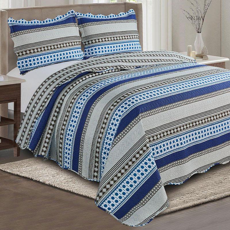 Kit Colcha Evolution Patchwork Solteiro 2 peças Microfibra Arno ...