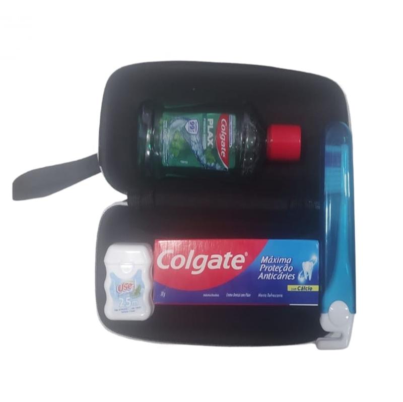 Kit Colgate Higiene Bucal Viagem C/ Estojo - Comercial villa - Higiene ...