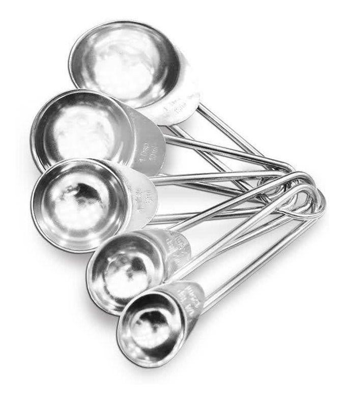Kit Colheres Medidoras Medidor Cozinha Em Aço Inox 5 Peças - Ke Home ...
