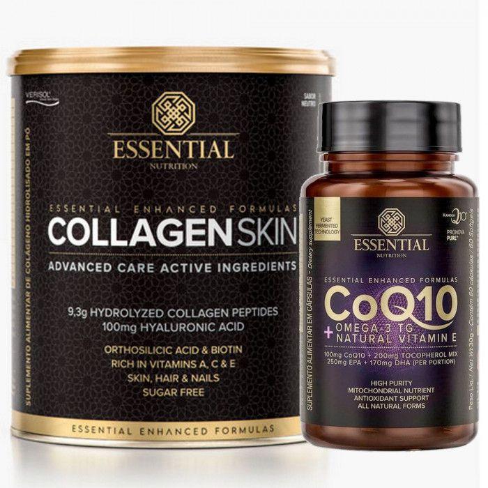 Kit Collagen Skin Verisol (300g) + Coenzima Q10 Coq10 (60caps ...