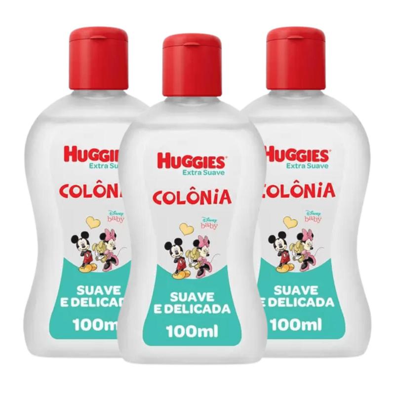 Kit Colônia Huggies 100ml 3 Unidades - Perfume - Magazine Luiza