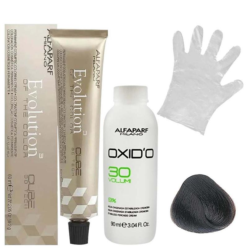 Kit Coloração Alfaparf Eoc 410 Grafite e Ox 30 Vol - ALFAPARF MILANO ...