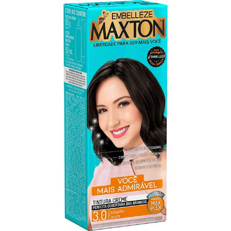 Kit Coloração Maxton 1 Unidade - Embelleze - Tinta de Cabelo - Magazine ...