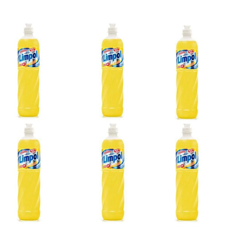 Kit Com 06 Detergente Limpol Neutro 500Ml Biodegradável - Bombril ...