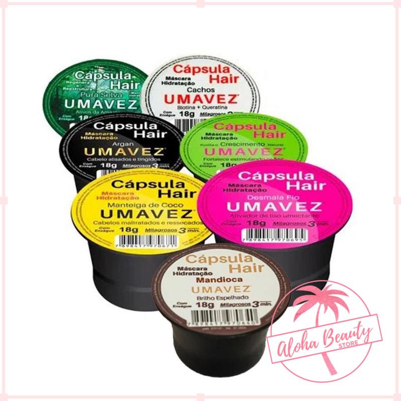 Kit com 10 Cápsulas Hair Dose Única - Cronograma Capilar - by Cápsula ...