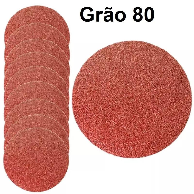 KIT com 100 Disco de Lixa Pluma 125mm Lisas MTX - Disco de Lixa / Flap ...