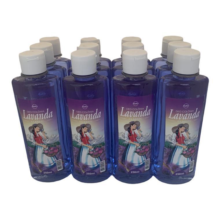 Kit com 12 Deo-Colonia Lavanda Halley Original 250 ml - Labate ...