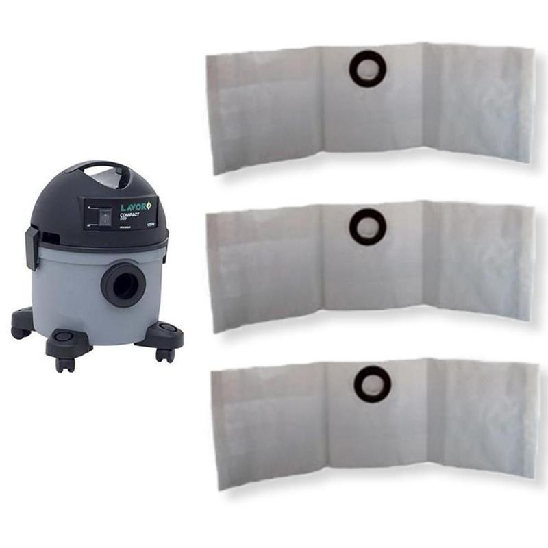 Kit Com 12 Saco Para Aspirador Lavor Compact Eco 22 Litros - Saco para ...
