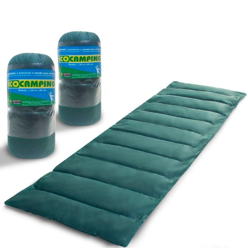 Kit com 2 Colchonetes Camping Acampamento Solteiro 60x190cm - F. A ...