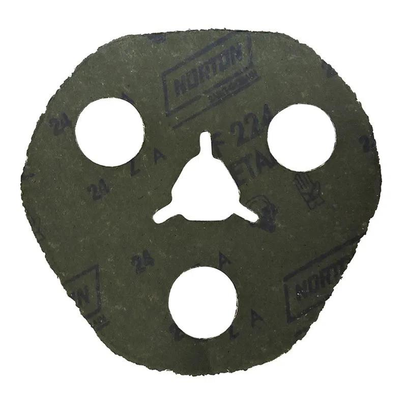 Kit com 2 discos de lixa para metal 4.1/2" grão 24 avos f 224 norton ...
