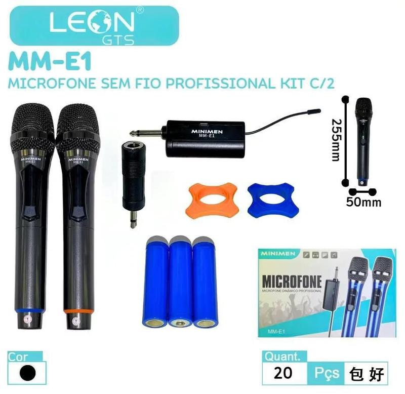 Kit com 2 Microfone Sem Fio Profissional LEGN GT5 MM-E1 - Minimen ...