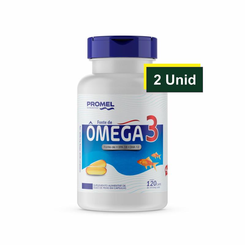 Kit com 2 Ômega 3 Promel 60 Capsulas de 1450mg - Promel Nutraceuticos ...