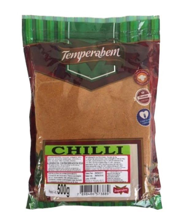 Kit com 2 Pimenta Chilli em Pó de 500g cada - Temperabem - Pimenta ...