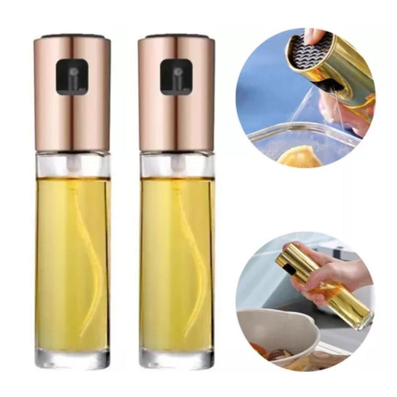 Kit com 2 Spray Borrifador de Azeite Vinagre Óleo Galheteiro Pulverizador 100ml - HM ...