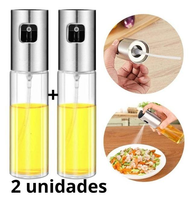 Kit com 2 Spray Pulverizador Borrifador Azeite Vinagre Óleo Vinho Shoyo ...
