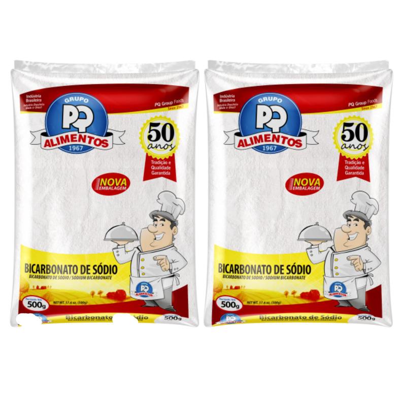 Kit com 2 Unidades De Bicarbonato De Sodio 1kg Pq Alimentos ...