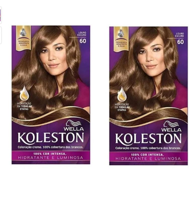 Kit com 2 Unidades Tinta de Cabelo Koleston - Koleston - Tinta de ...