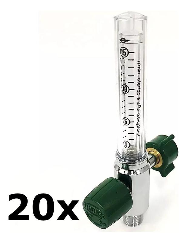 Kit Com 20 Fluxometro Para Oxigênio Unitec - Fluxômetro - Magazine Luiza