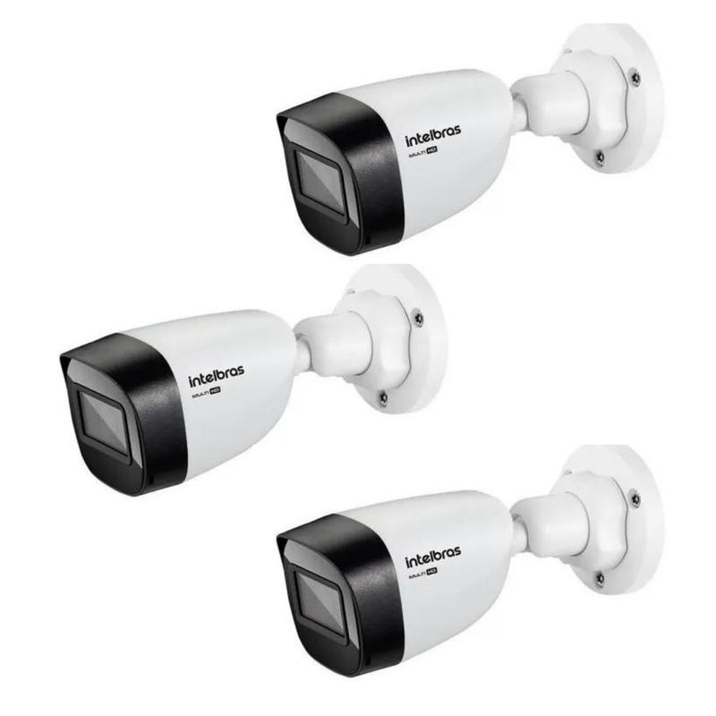 Kit Com 3 Câmera de segurança intelbras para Dvr VHD 1130B G7 HD720P 2. ...