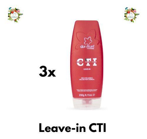 Kit Com 3 Leave-in 230g Pré E Pós Química - Cti Clorofitum - Kit de Tratamento para Cabelos ...