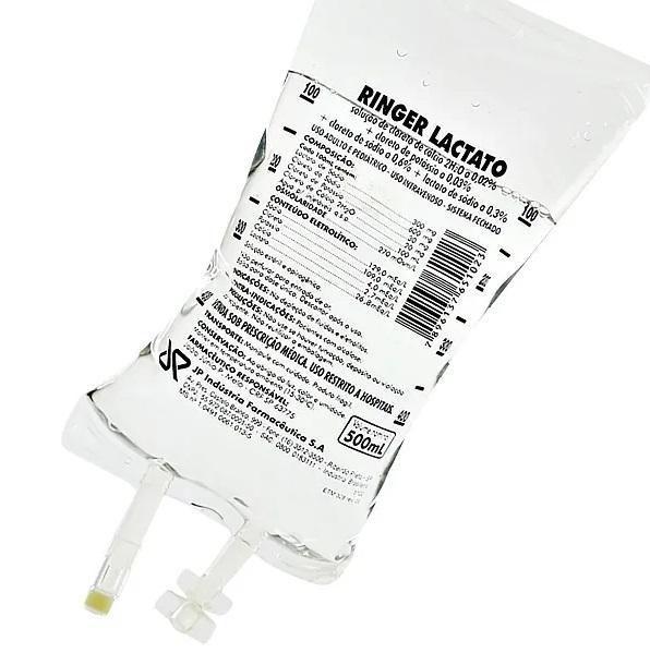 Kit Com 3 Ringer Lactato 500 Ml - Jp Indústria Farmaceutica - Soro ...