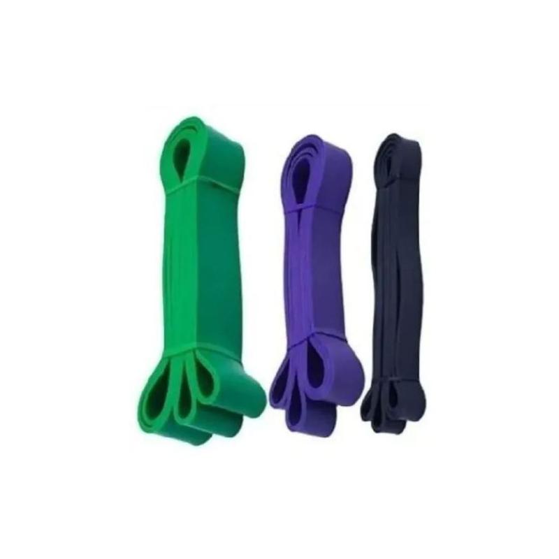 Kit Com 3 Super Bands - Superband Elástico Latex Borracha - Workout ...