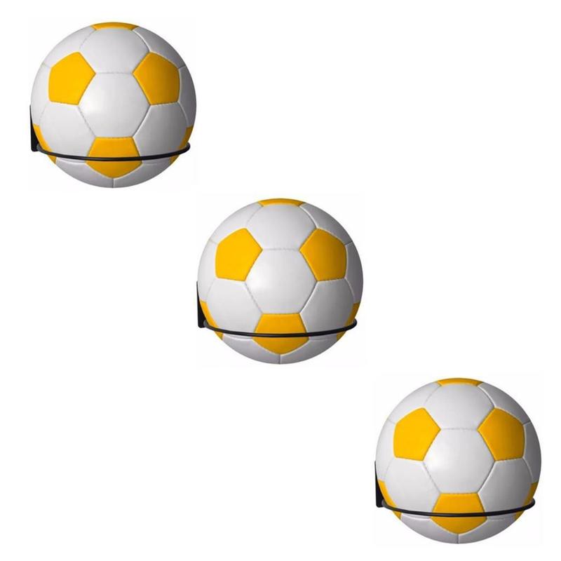Kit com 3 Suporte de Aço 16x16 P/Bola Futebol Basquete Vôlei - FM ...