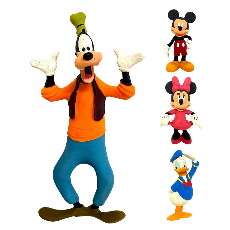 Kit com 4 Bonecos Minnie Pateta Pato Donald Infantil Disney - LA TOY ...