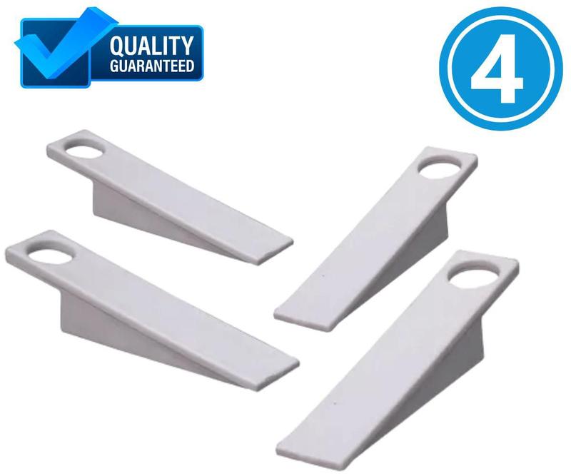 Kit Com 4 Calço Aparador Peso de Porta Modelo Cunha Discreto - Spland ...