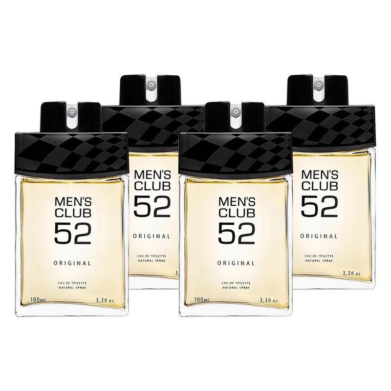 Kit Com 4 Perfume Men'S Club 52 Original 100Ml - Kit de Perfume ...