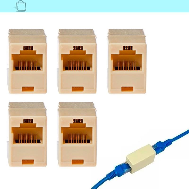 Kit com 5 Extensores de Cabo de Rede RJ45 - SÓ PRODUTO - Cabo de Rede ...