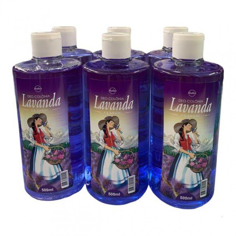 Kit com 6 Deo-Colonia Lavanda Halley Original 500 ml - Labate - Perfume ...