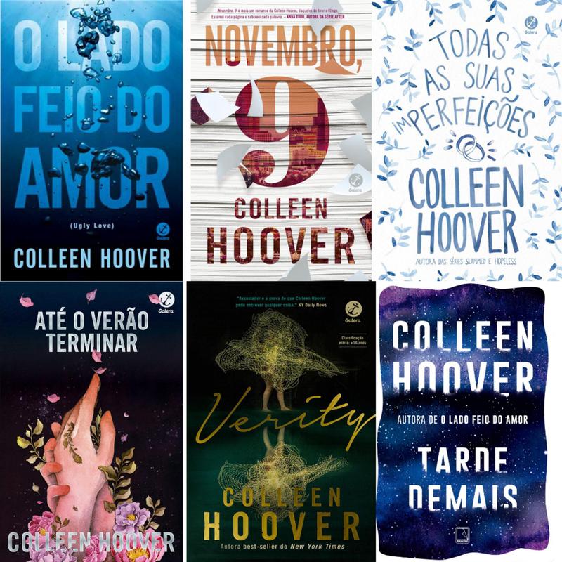 Kit com 6 Livros Colleen Hoover - Galera - Aparador de Livros ...