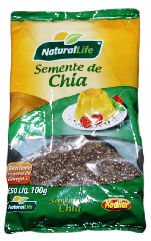 Kit Com 6 Pacotes De Semente De Chia 100G Natural Life - Kodilar - Chia ...