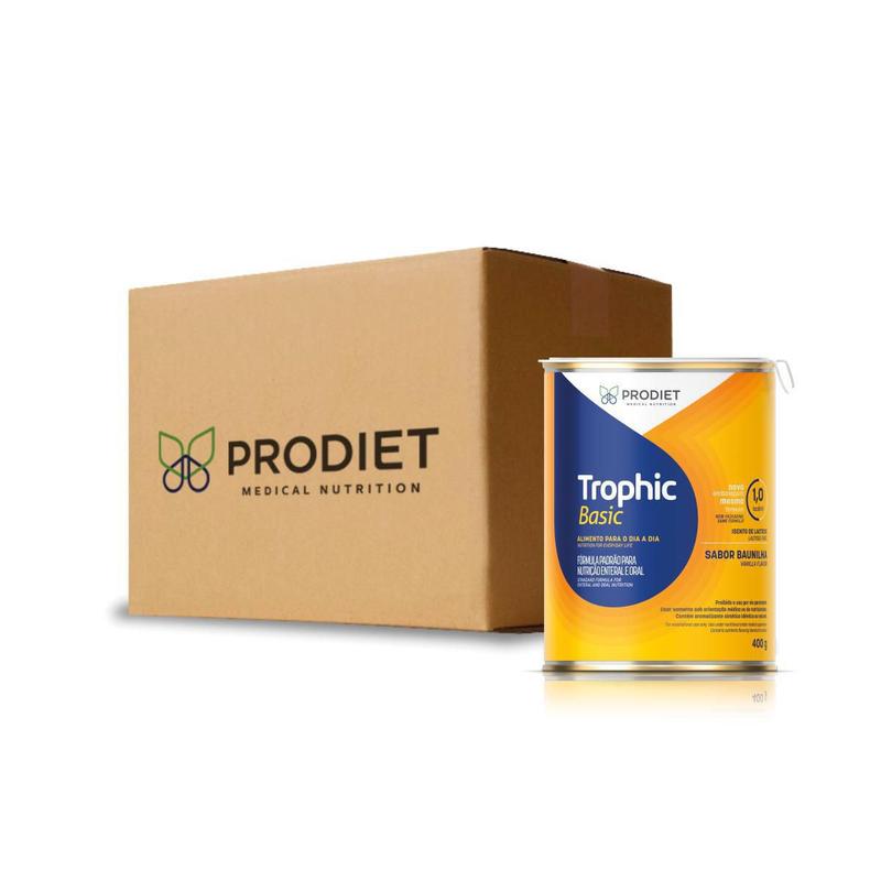 Kit Com 6 Prodiet Trophic Basic 400G Sabor Baunilha - Complemento Alimentar Adulto - Magazine Luiza