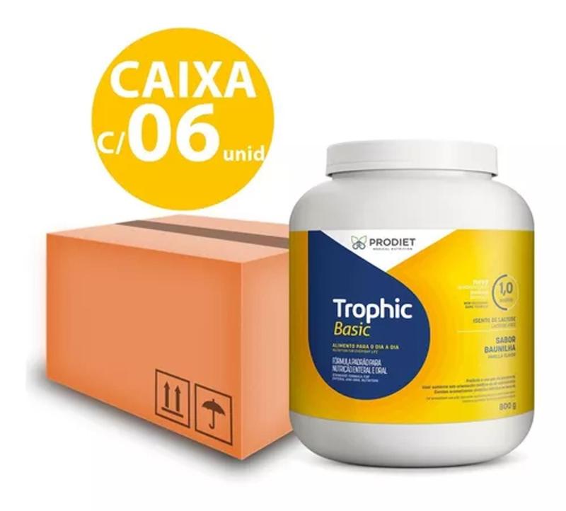 Kit Com 6 Trophic Basic 800g Da Prodiet - Complemento Alimentar Adulto - Magazine Luiza