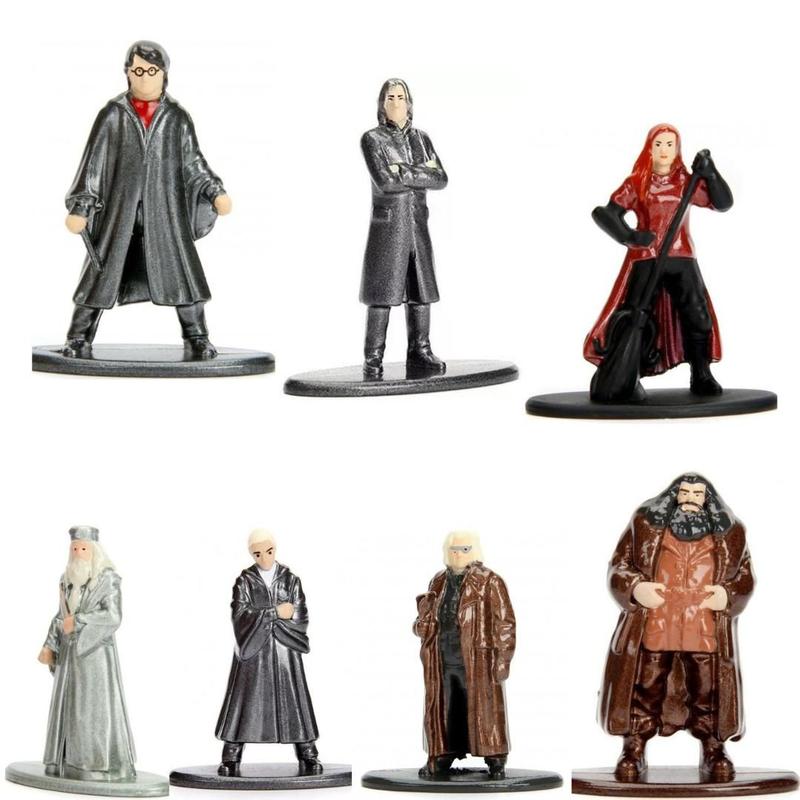kit com 7 bonecos mini-figuras Nano Metalfigs Harry Potter - Dtc ...