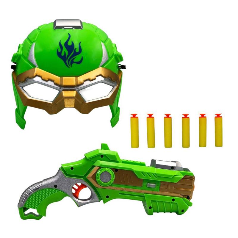 Kit com Arminha Lançadora de Dardos Nerf com Máscara Verde - Toys ...