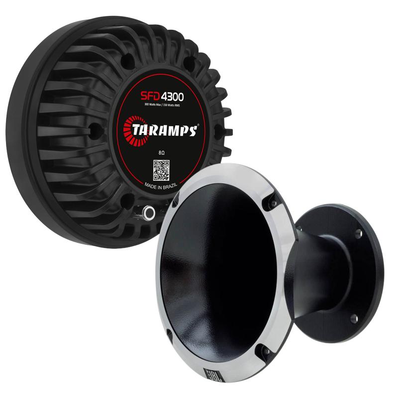Kit Com Driver SFD 4300 150w Rms 8 Ohms + Corneta HL 14-50 JBL ...